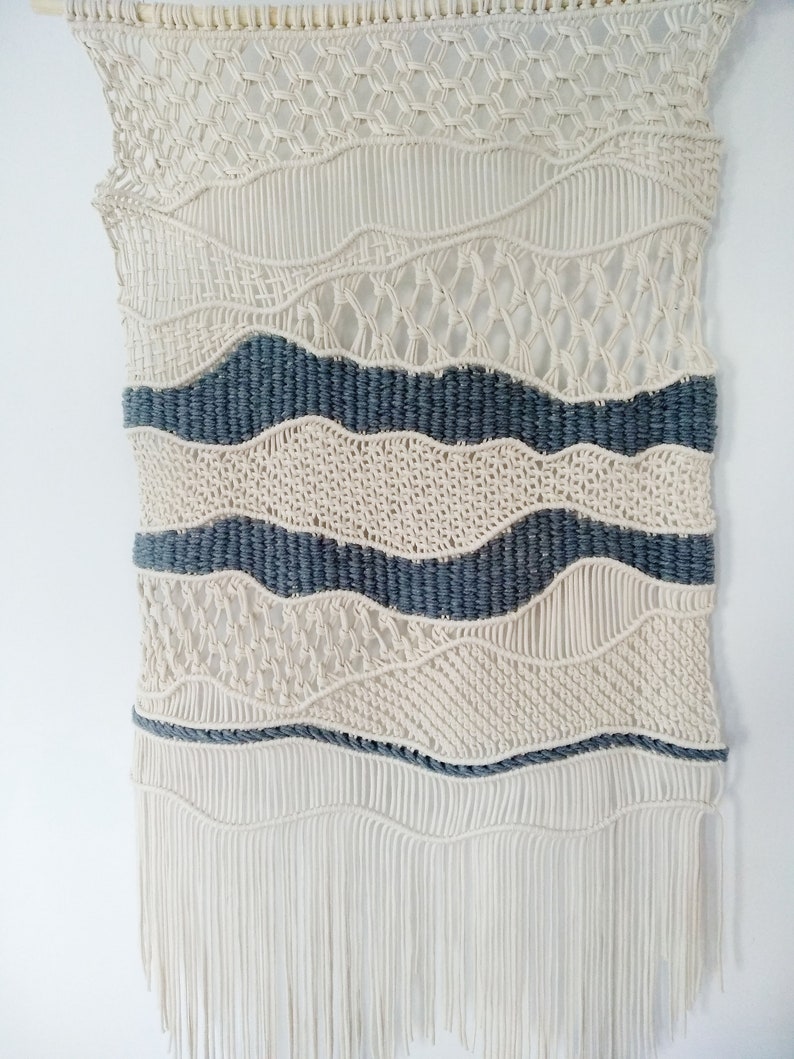 Large XL Cotton Woven Macrame Wall Hanging Made on the - Etsy