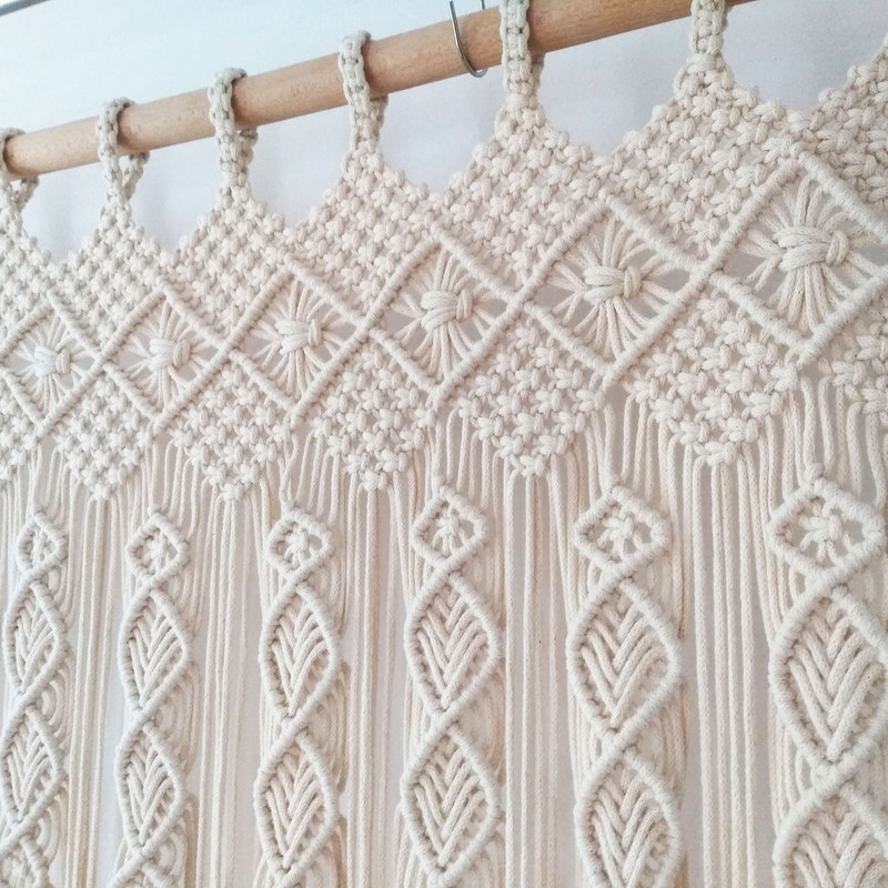 Macrame Curtain - Etsy