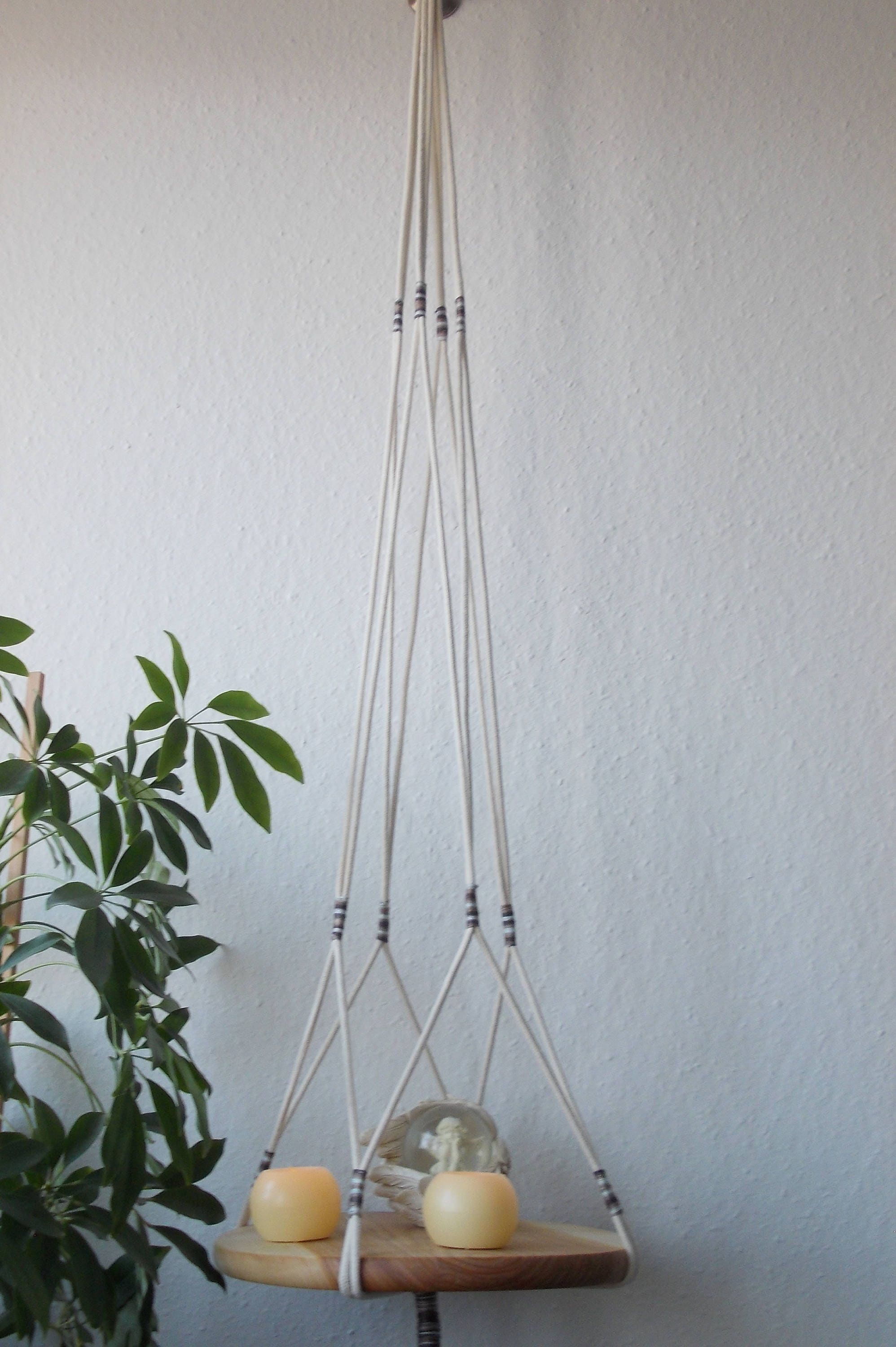 Macrame Plant Hanger-100% Cotton Rope 51'' 130 Cm | Etsy