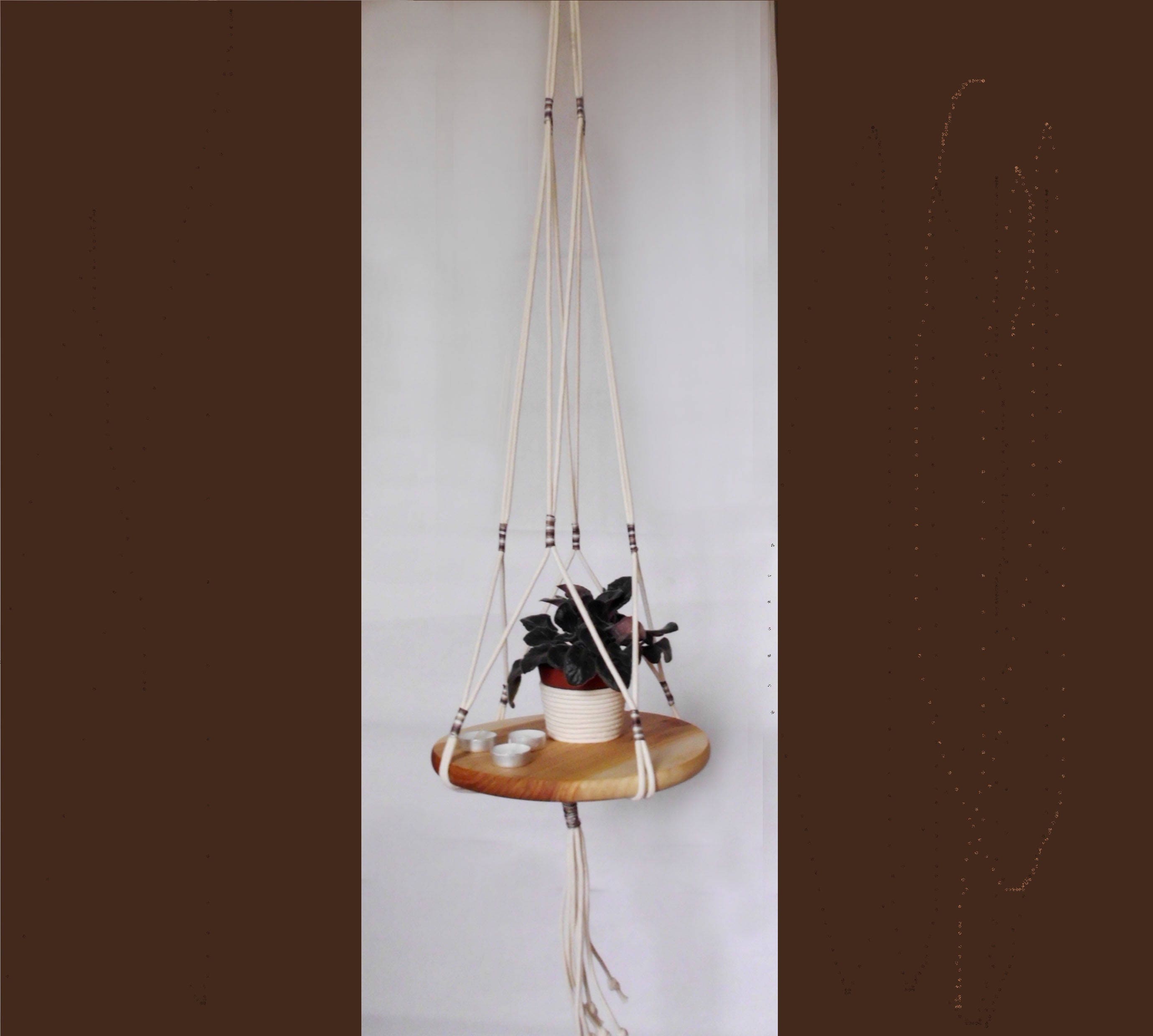 Macrame Plant Hanger-100% Cotton Rope 51'' 130 Cm | Etsy