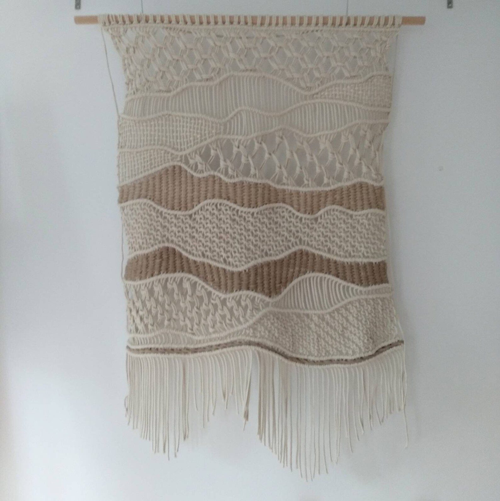 Large XL Cotton Woven Macrame Wall Hanging Made on the - Etsy