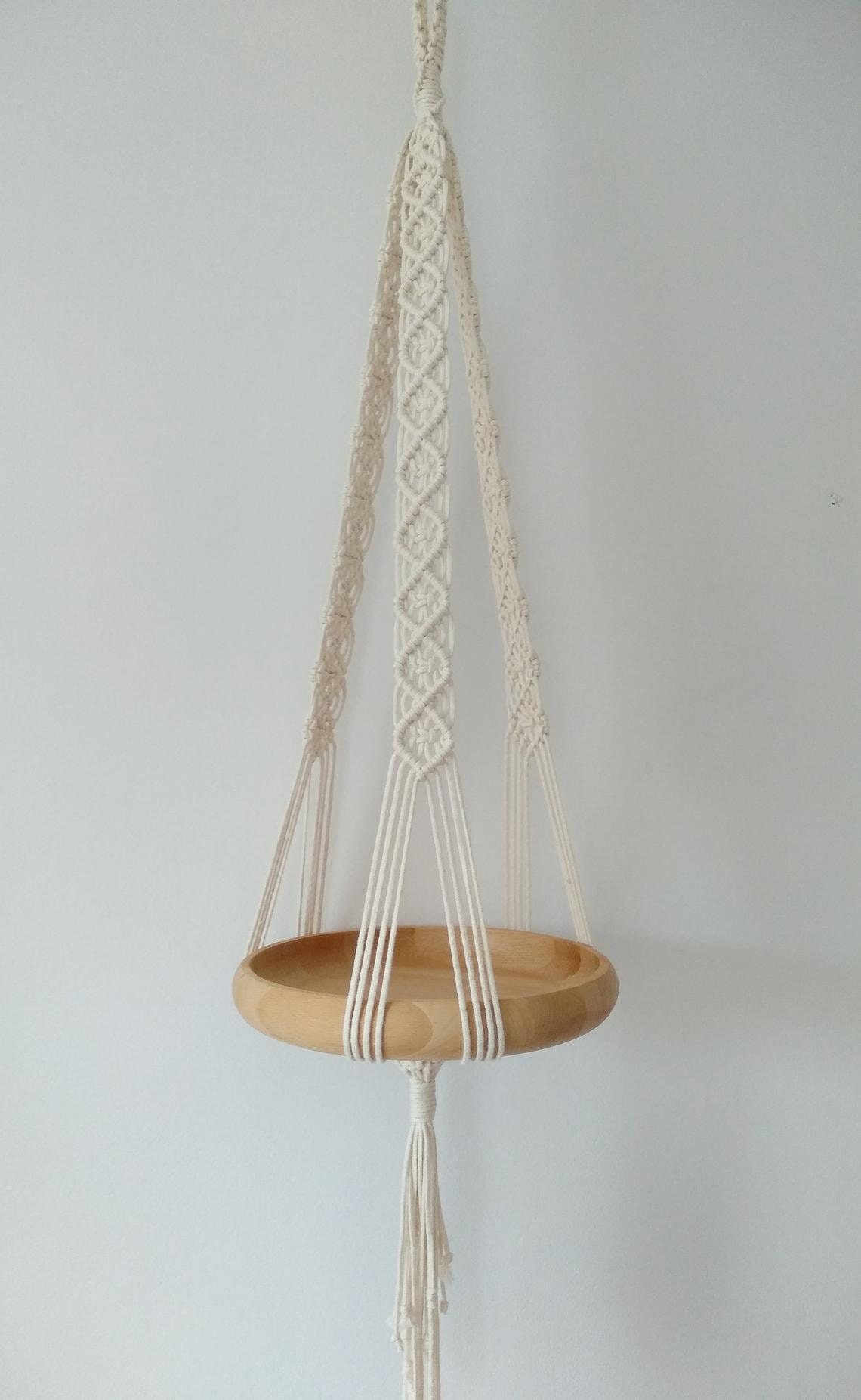 DIY Tutorial for Macrame Hanging Shelf 37'' 95 Cm - Etsy