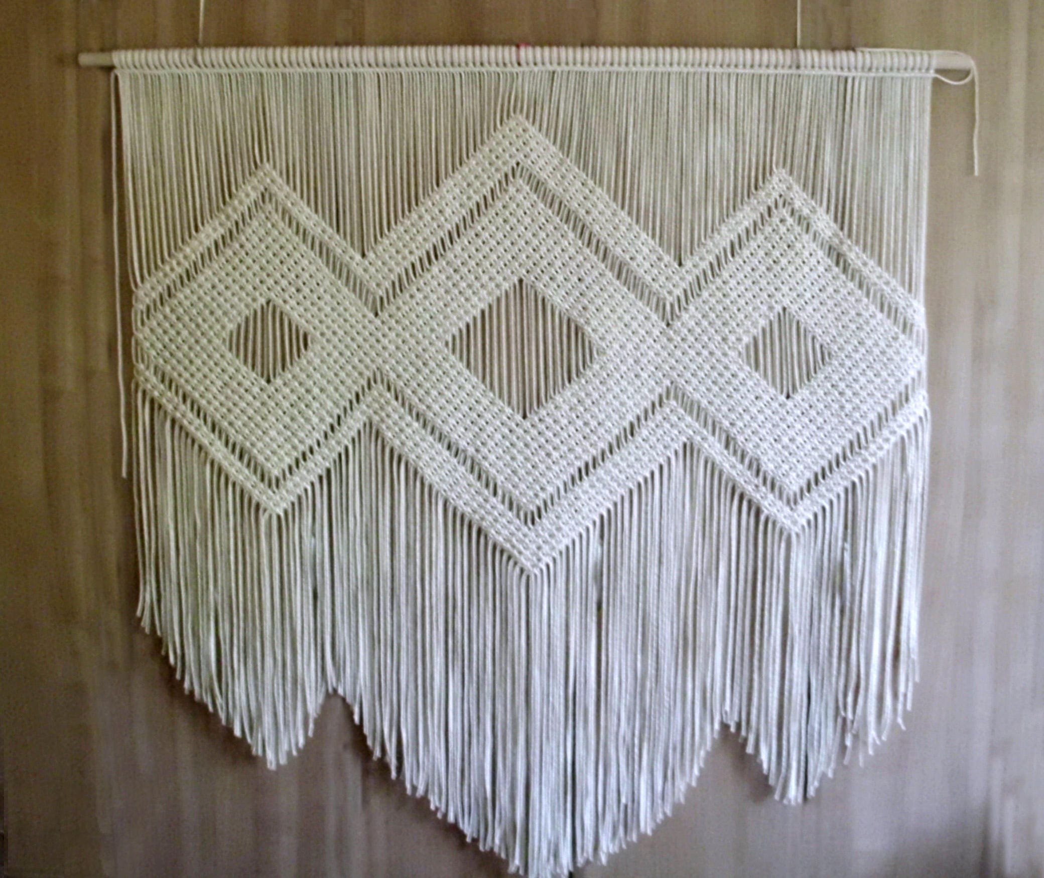 Macrame Patterns Macrame Wall Hanging Pattern DIY tutorial | Etsy