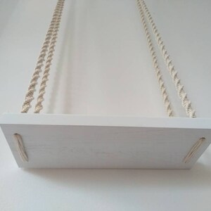 Macrame Swing, Boho Outdoor Tree or Porch Swing, Wooden Adult or ...