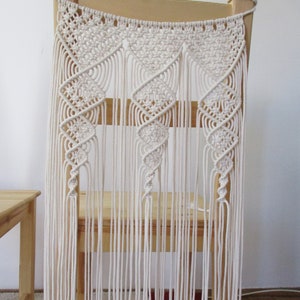 DIY Tutorial for Macrame Chair Backs, Wedding Chair Cover, Macrame E ...