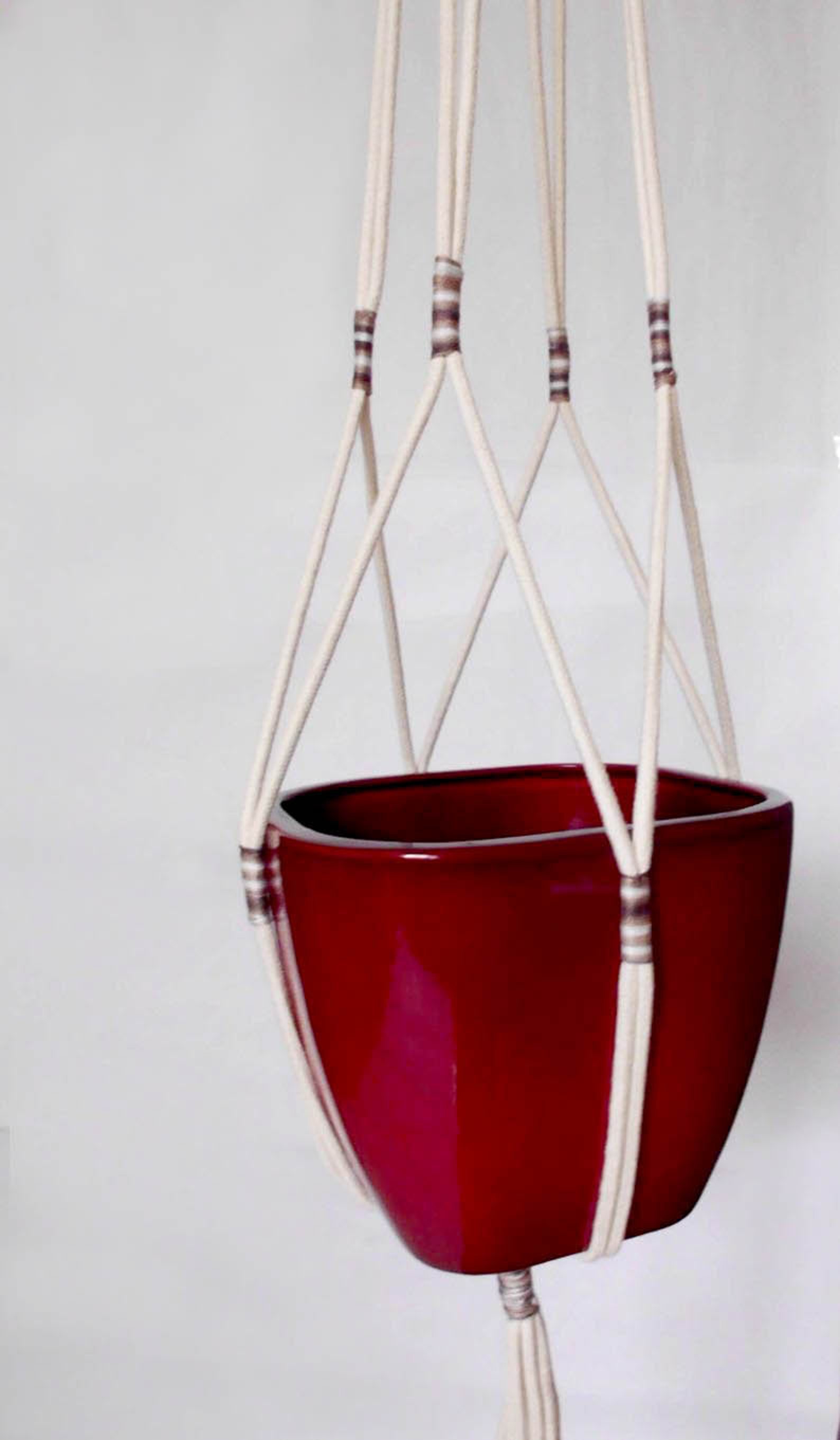 Macrame Plant Hanger-100% Cotton Rope From 24'' 60 - Etsy