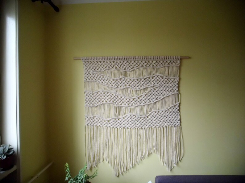 Large XL Macramé wall hanging/weaving/tapestry/boho wall art | Etsy