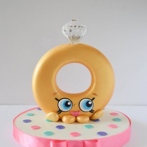 Roxy Ring Cake Topper OOAK, Shopkins Cake Toppers, Shopkins Cake ...