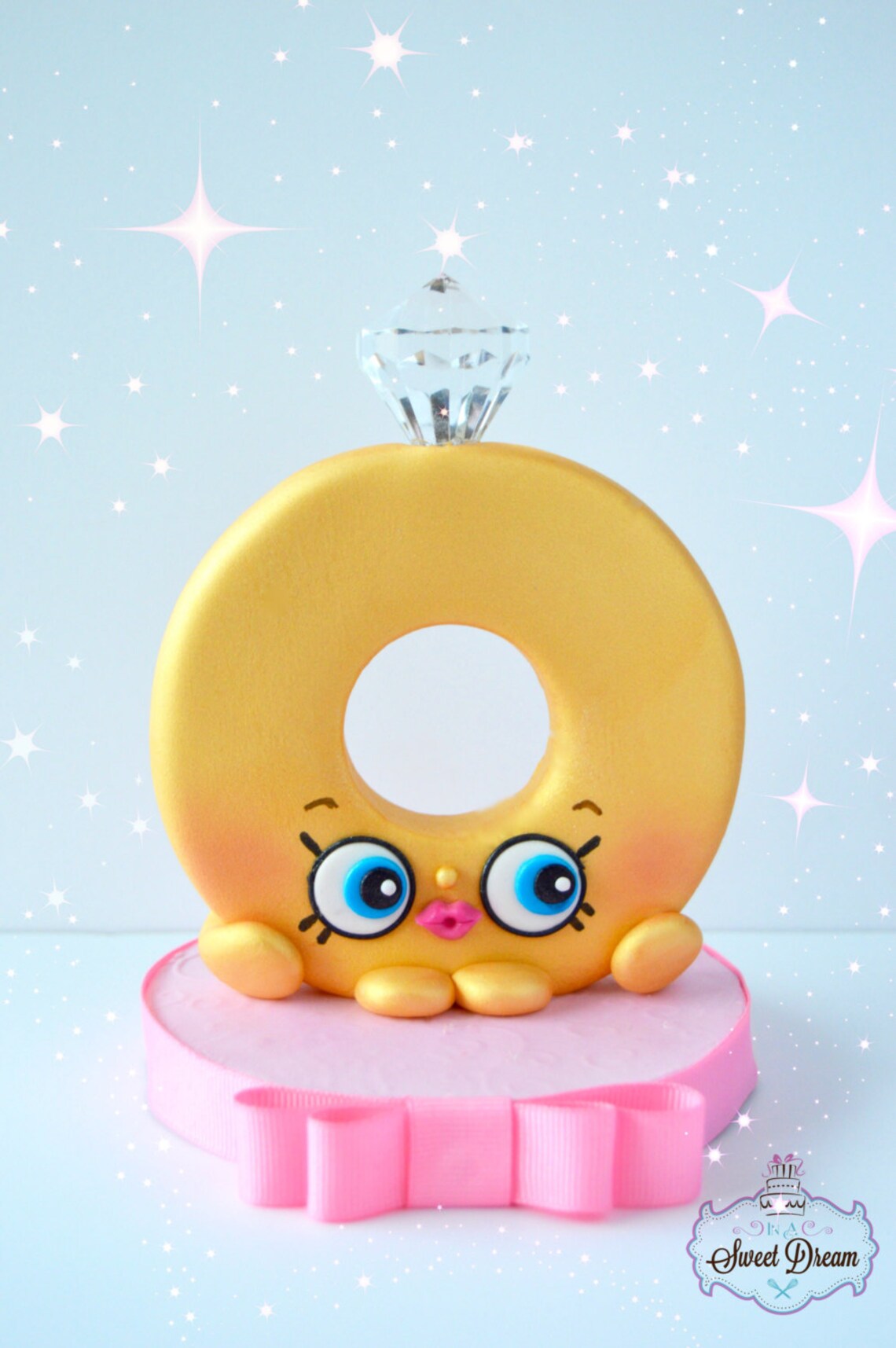 Roxy Ring Cake Topper OOAK, Shopkins Cake Toppers, Shopkins Cake ...