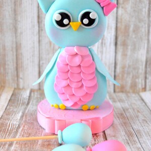 Owl Cake Topper, Owl Theme Birthday, Baby Owl Cake Topper, Owl Theme ...
