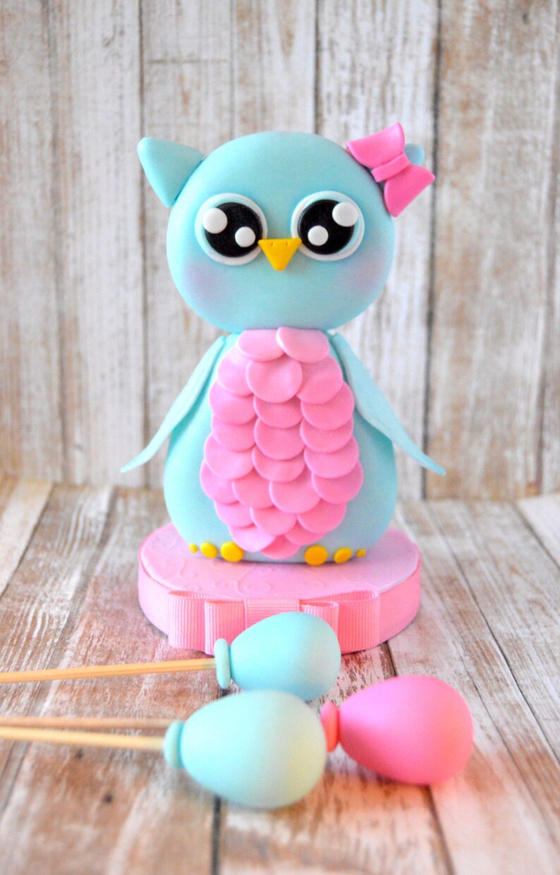 Owl Cake Topper, Owl Theme Birthday, Baby Owl Cake Topper, Owl Theme ...