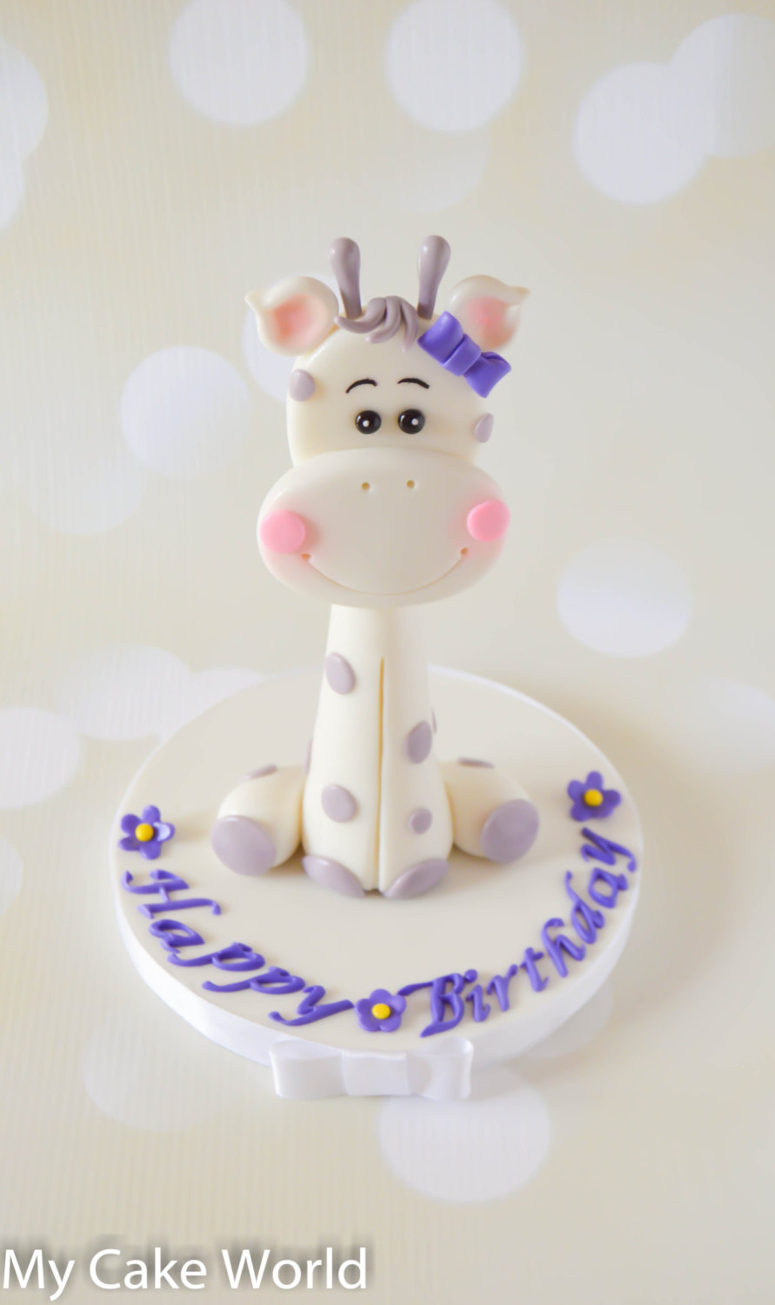 Giraffe Cake Topper, Baby Shower Cake Topper, Baby Giraffe Cake Topper ...