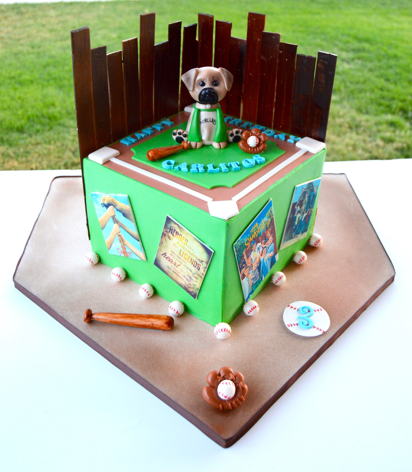 Sandlot Theme Cake Sandlot Theme Cake Decorations Baseball Cake ...