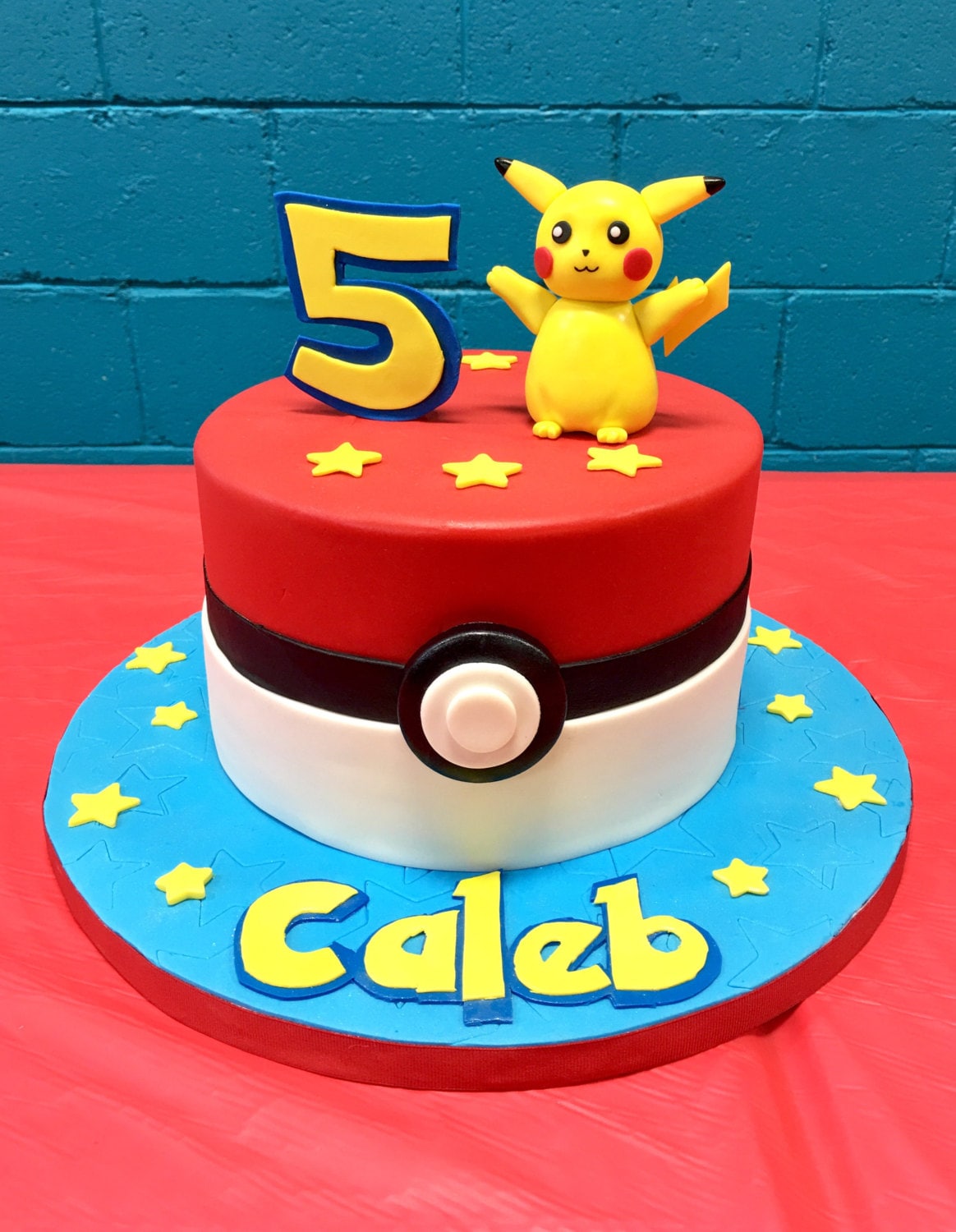 Pikachu Cake Topper Pokémon Cake Topper Pokemon Cake Pokemon Cake ...