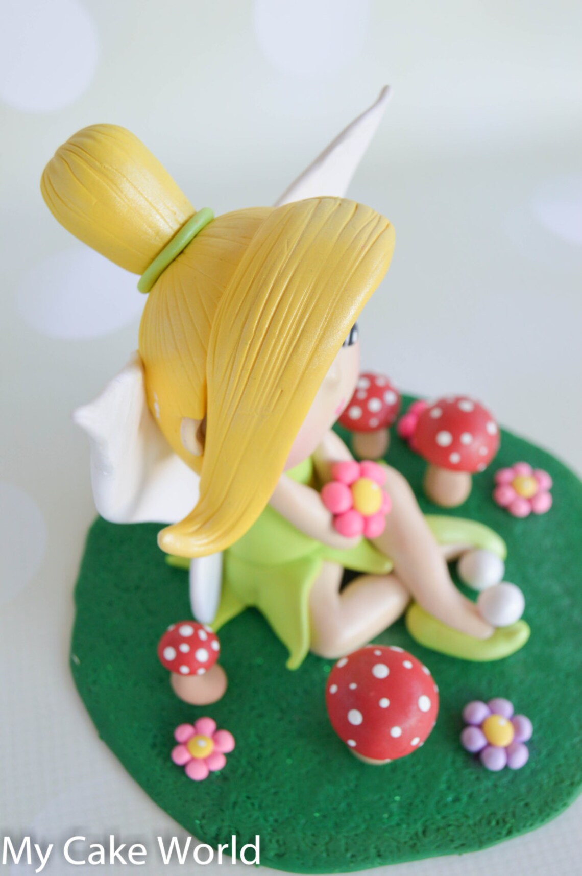 Tinker Bell Cake Topper, Fairy Cake Topper, Tinkerbell Cake, Tinkerbell ...