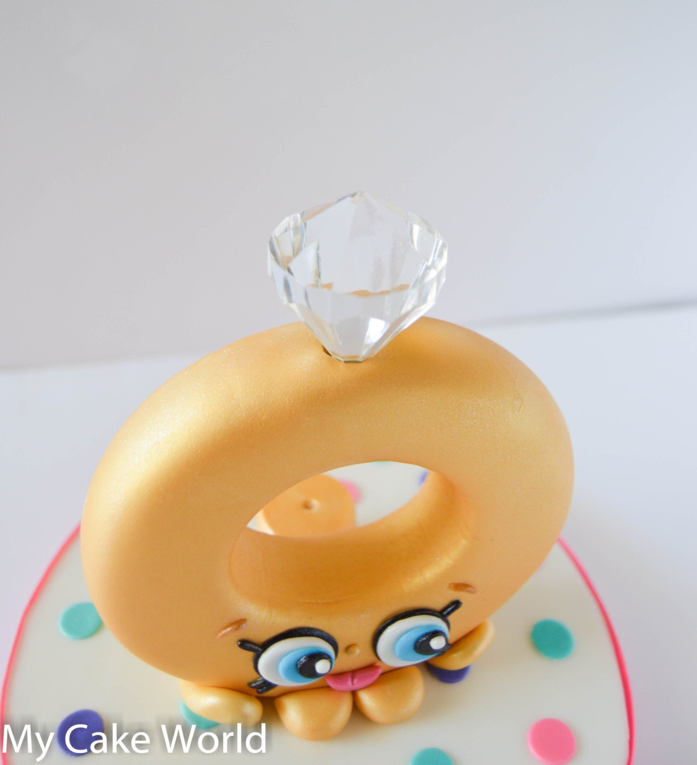 Roxy Ring Cake Topper OOAK, Shopkins Cake Toppers, Shopkins Cake ...