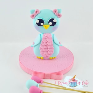 Owl Cake Topper, Owl Theme Birthday, Baby Owl Cake Topper, Owl Theme ...