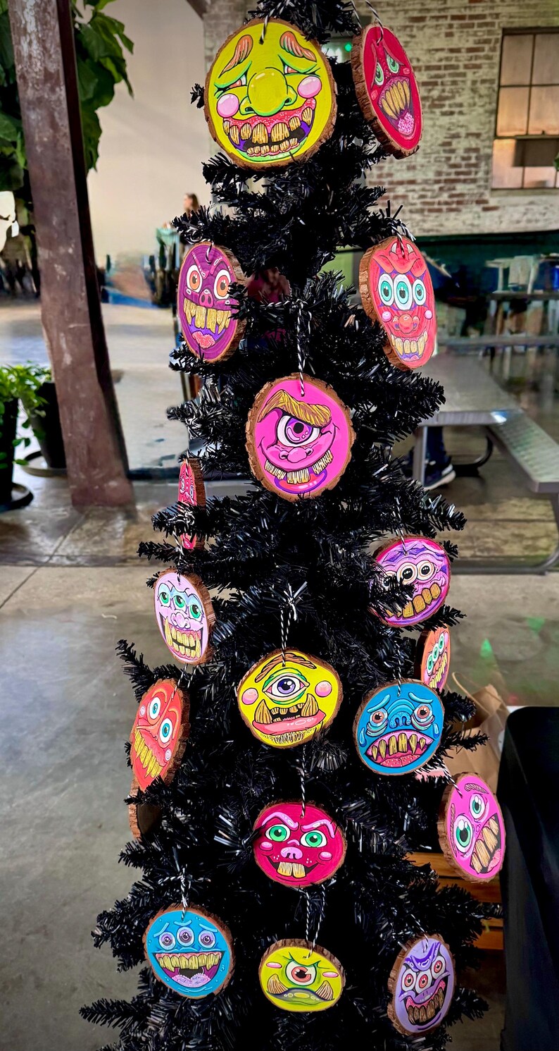 Cayewtee Pahtewtee, Merry Monsters: One-of-a-kind, Hand-painted Bright ...