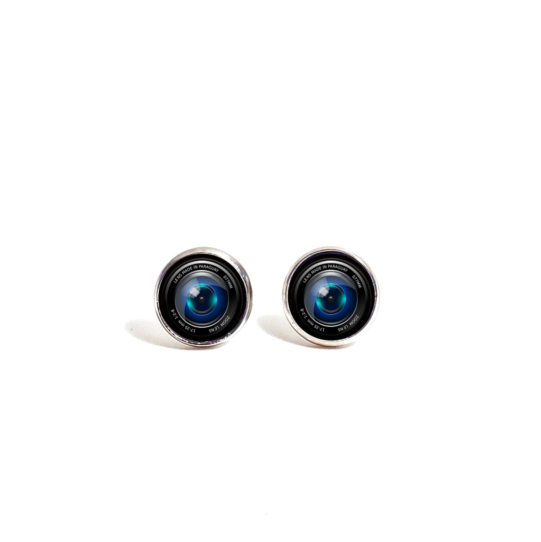 CAMERA LENS Earrings, Surgical Stainless Steel Earrings,stud Earrings ...
