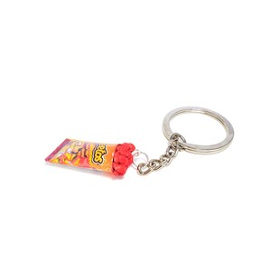 Miniature Cheetos Flaming Hot Open Bag Keychain, Miniature Food Jewelry ...