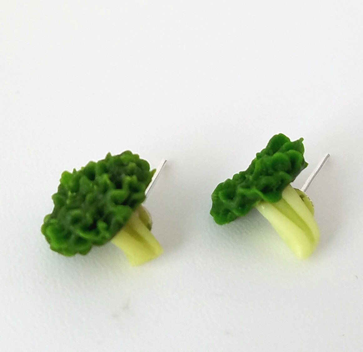 Miniature Broccoli Earrings food jewelry accessories | Etsy