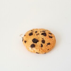 Miniature Chocolate Chip Cookie Charm or Necklace, Polymer Clay Food ...