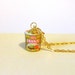 Miniature Food Necklace Instant Cup of Noodles With Silver or Gold ...