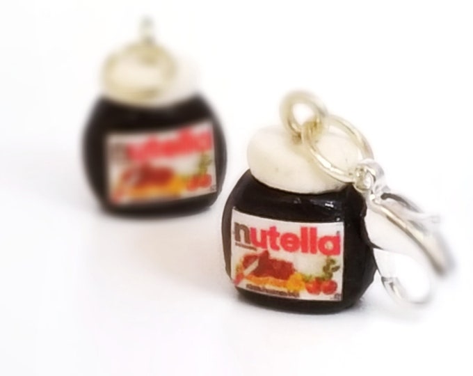 Miniature Nutella Jelly Jam Charm, Miniature Food Jewelry,necklaces ...