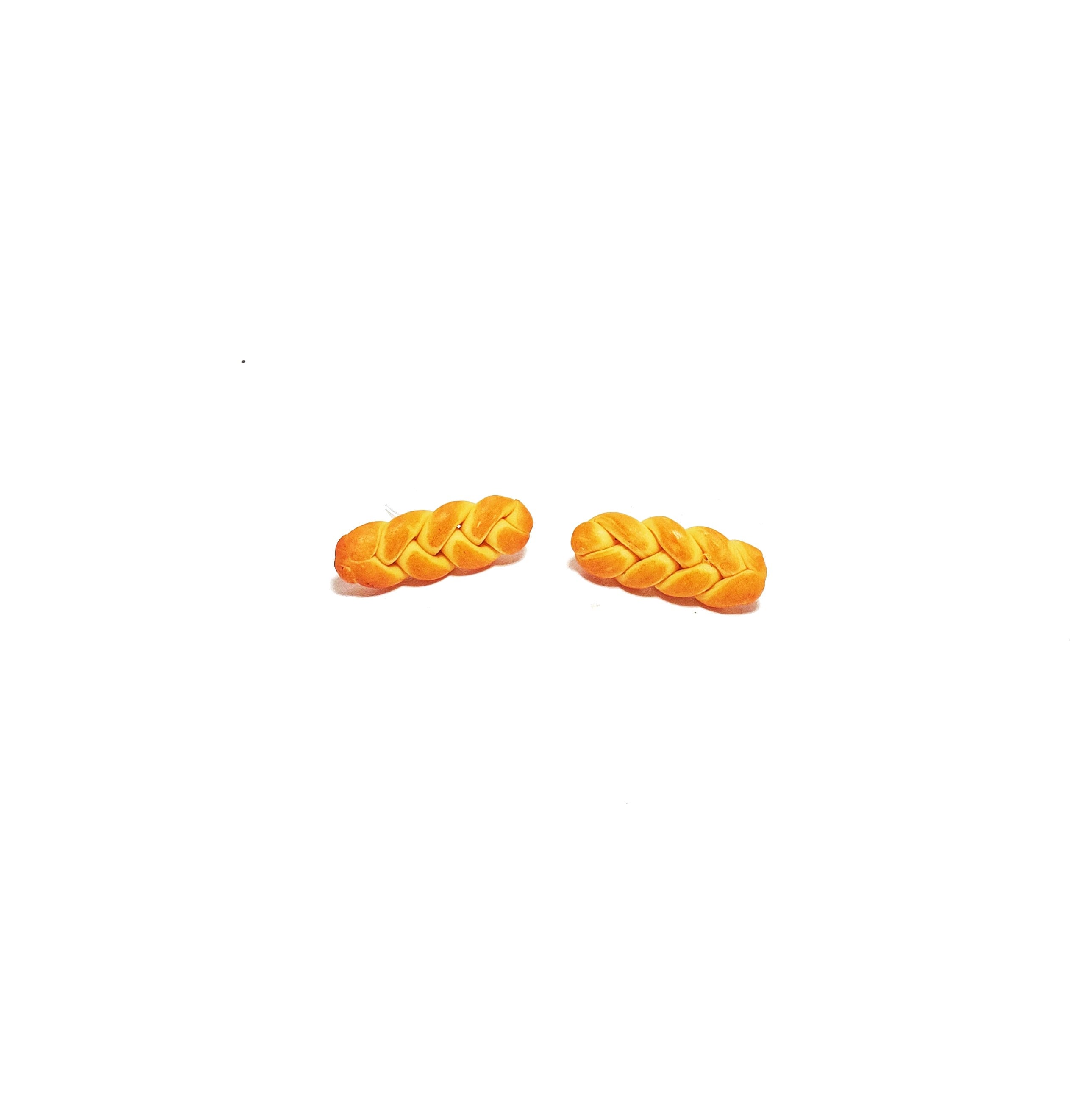 Miniature Challah Bread Earrings, Food Jewelry Accessories, Bread ...