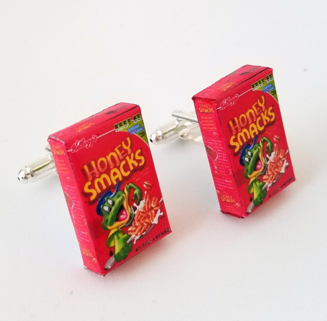 Miniature Honey Smacks Frog Cereals Cufflinks Food Jewelry - Etsy