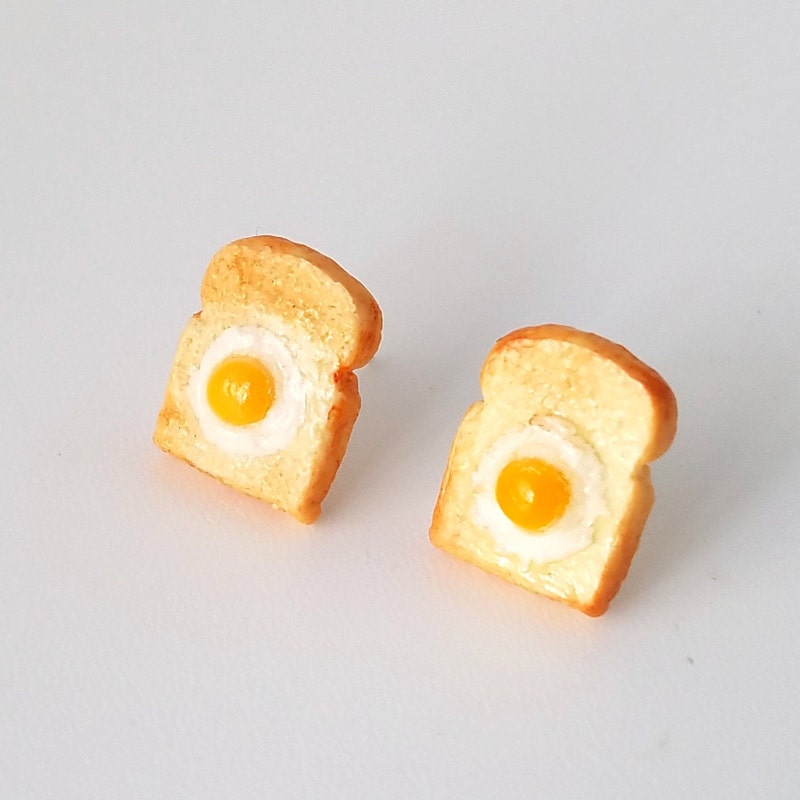 Toast Earrings - Etsy
