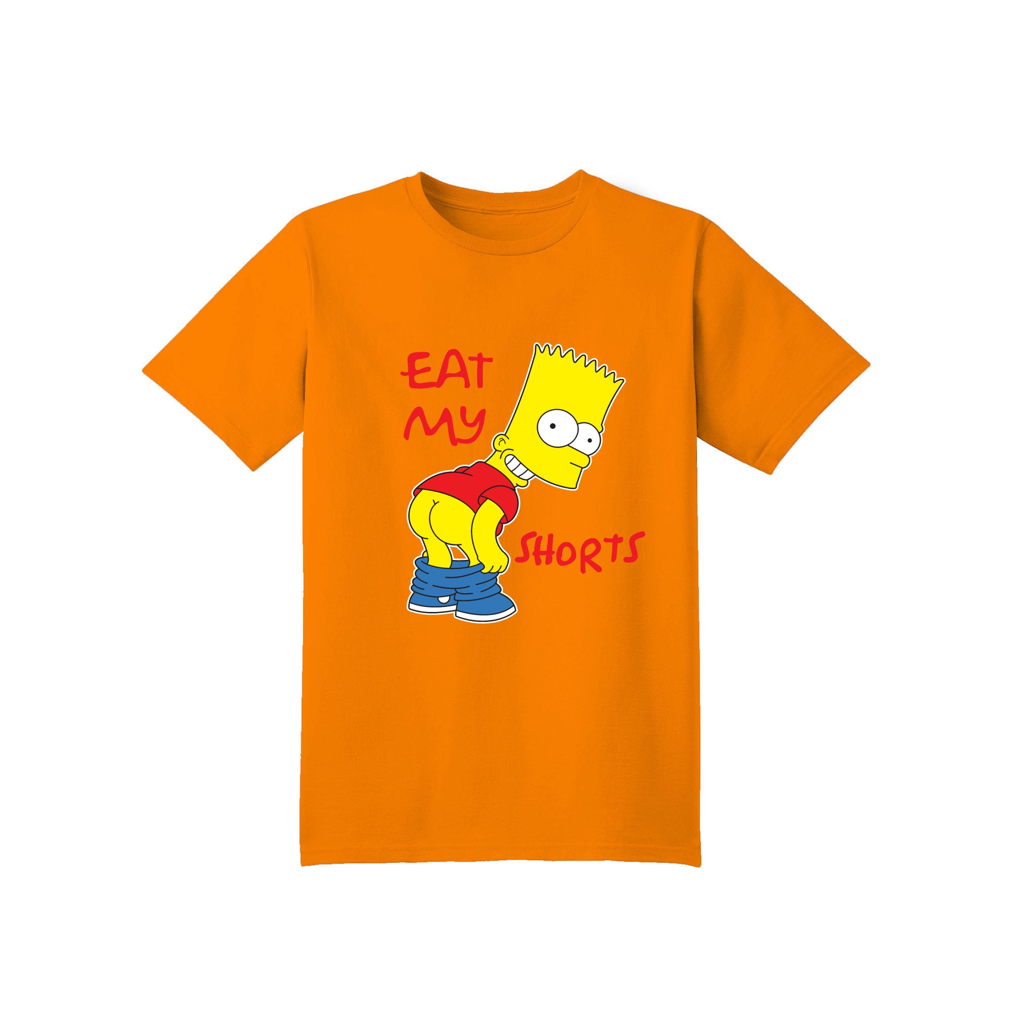 Simpsons svg vector print cut file Bart Simpson Eat My Shorts png HTV ...