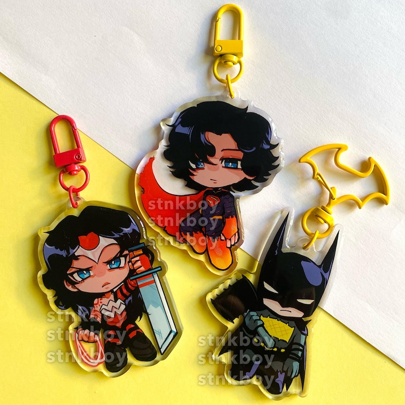 LIMITED STOCK Absolute Superhero 3’ Acrylic Keychain With Free Sticker ...