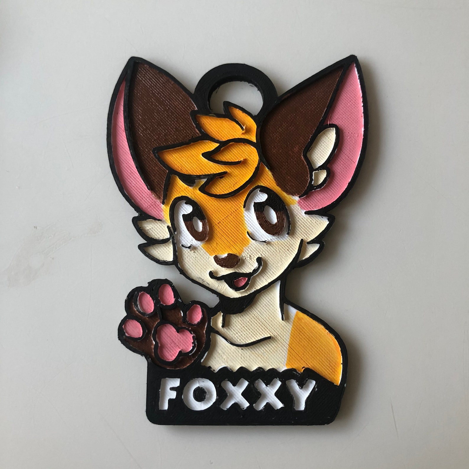 Custom Furry Badge with Badge Clip 3D Printed | Etsy