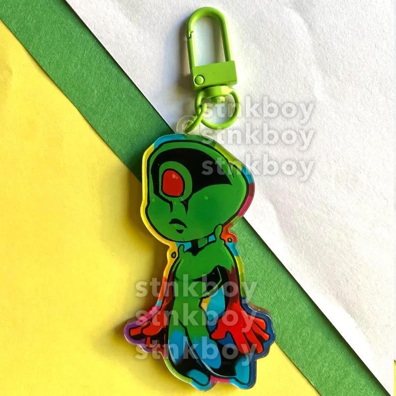 LIMITED STOCK Absolute Superhero 3’ Acrylic Keychain With Free Sticker ...
