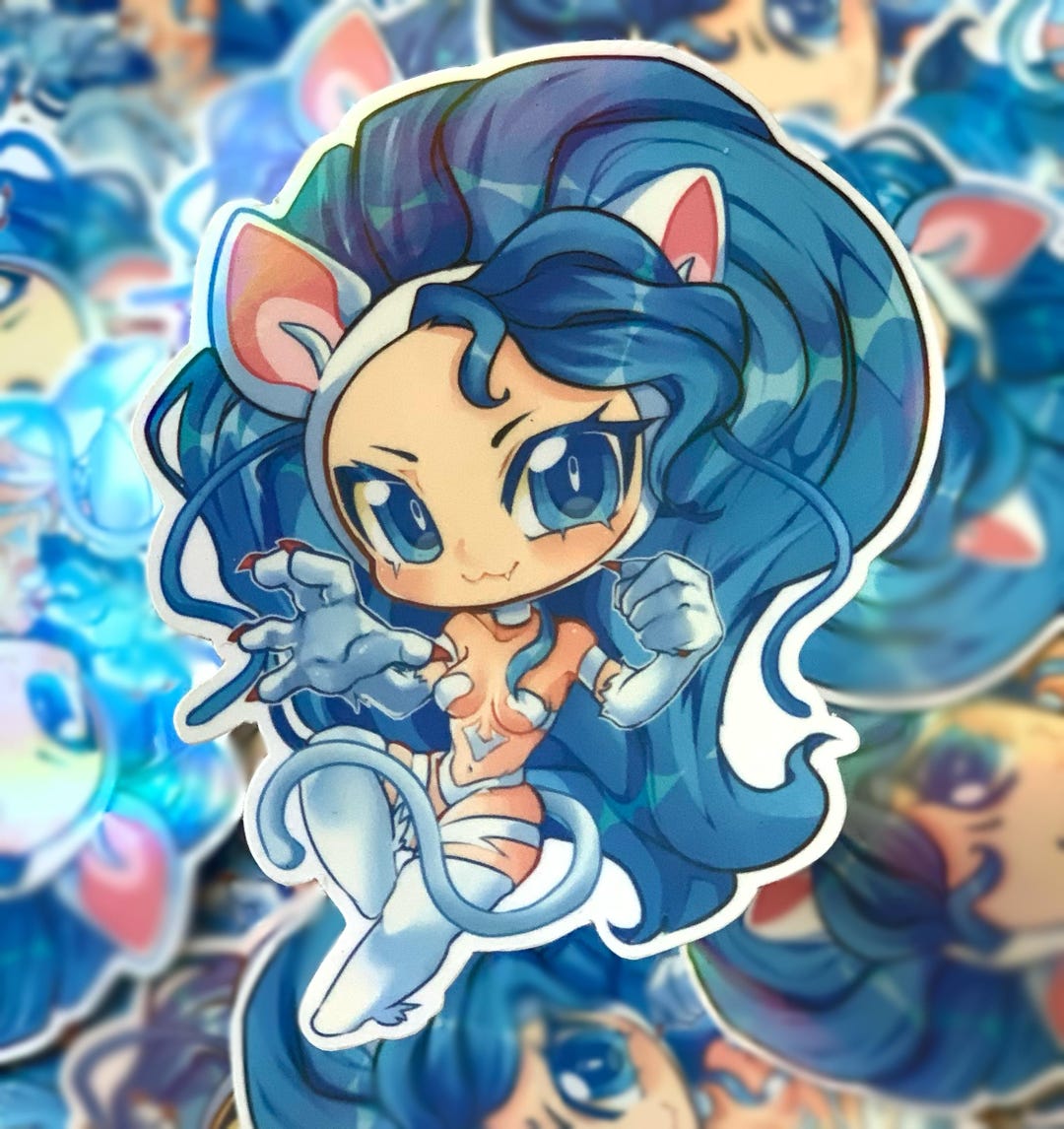 CAPCOM Felicia Water-resistant Sticker - Etsy