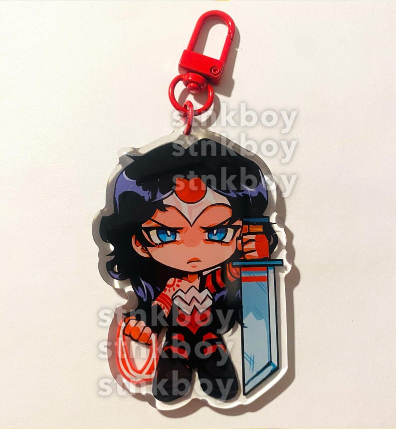 LIMITED STOCK Absolute Superhero 3’ Acrylic Keychain With Free Sticker ...