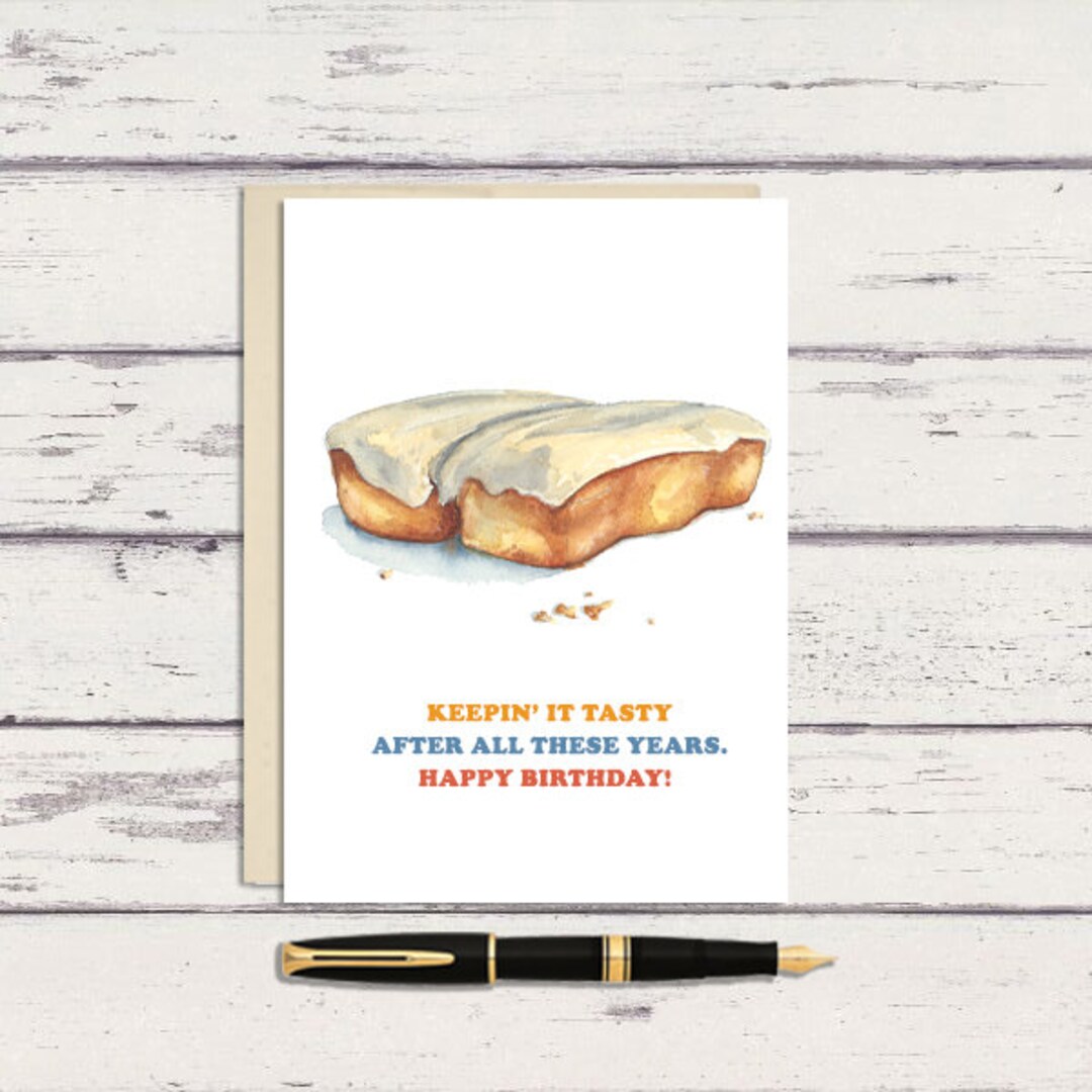 5x7 Philly Butterscotch Krimpet Birthday Greeting Card/ A7 Card ...