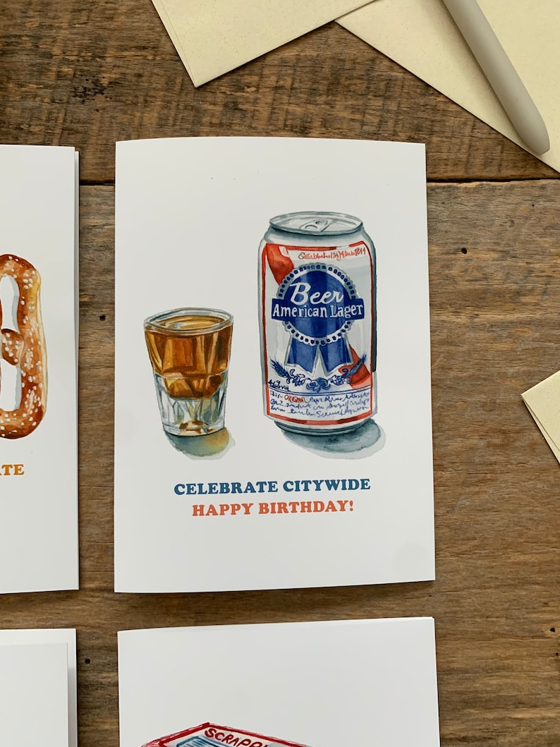 5x7 Philly Citywide Special Birthday Greeting Card/ A7 Card / Philly ...