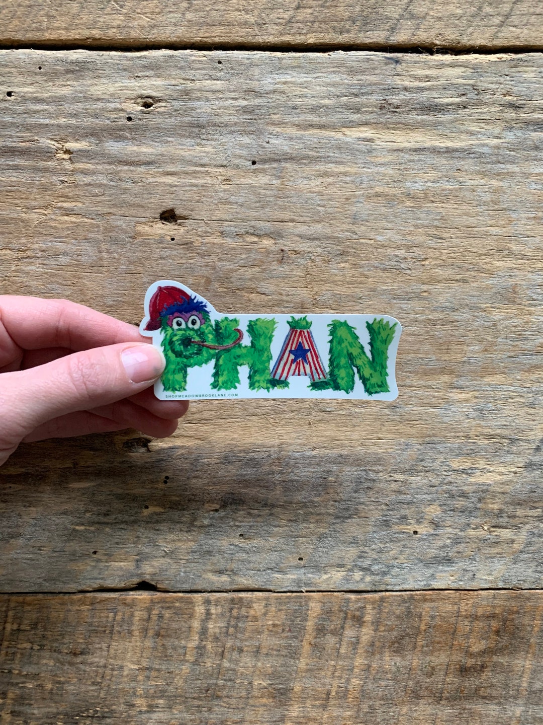 Furry Phan Vinyl Sticker / Philly Sticker / Phillies Inspired Sticker ...