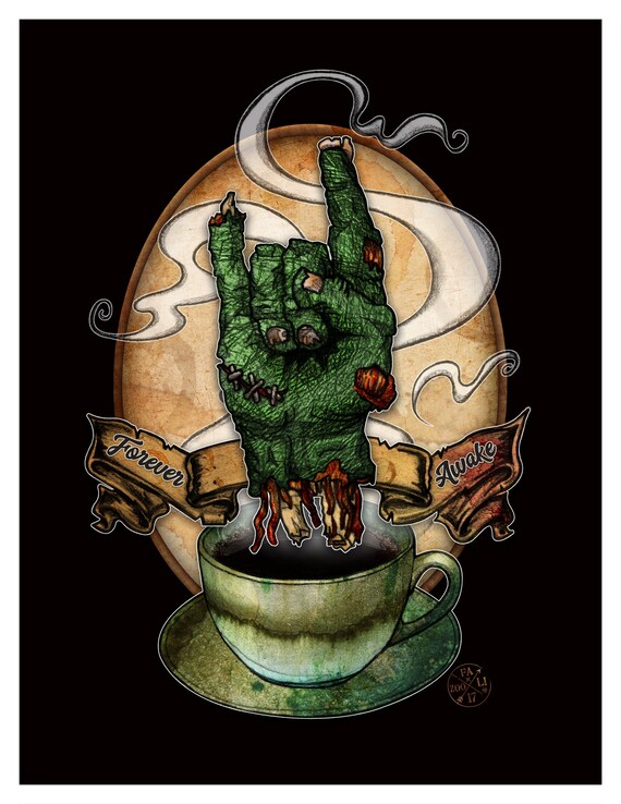 The Redeye Coffee Fiend Art Print - Etsy