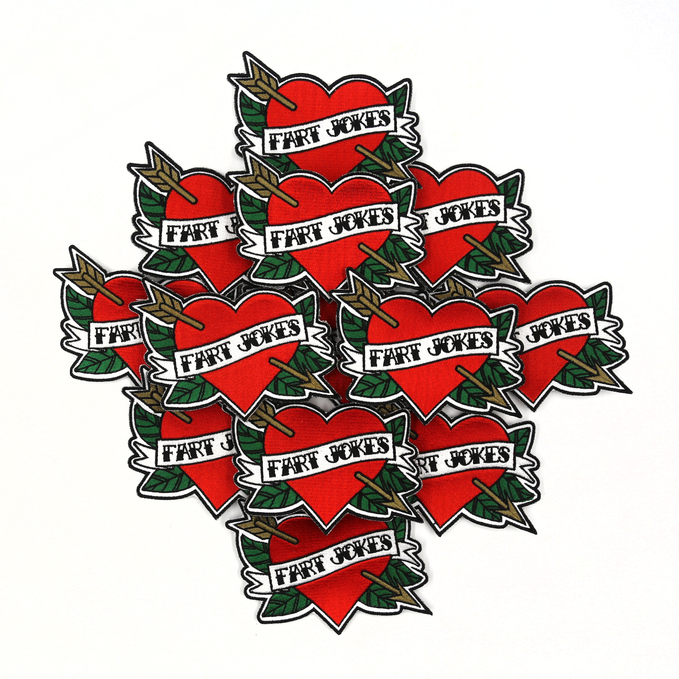 Fart Jokes Heart Tattoo Patch - Etsy