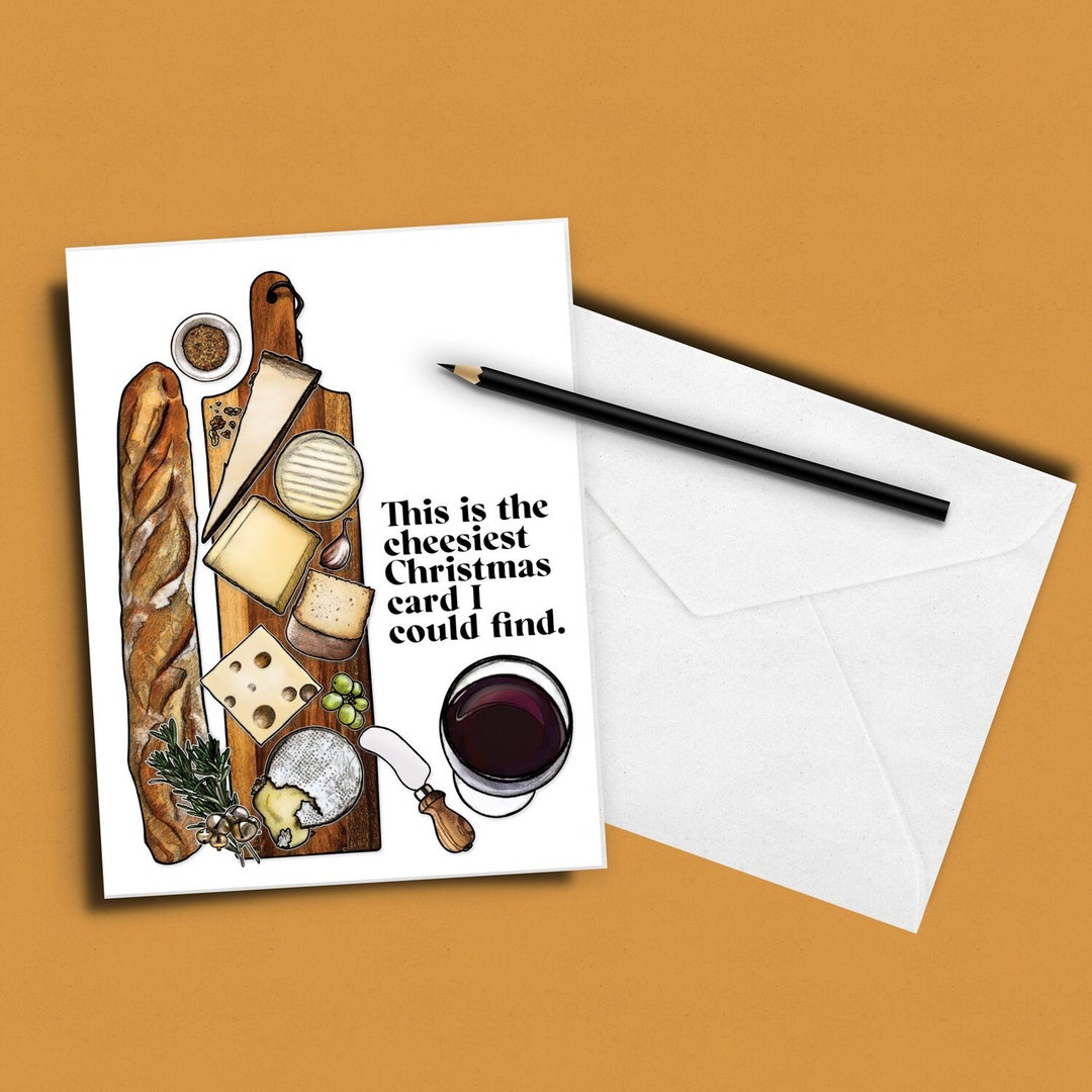 This is the Cheesiest Card I Could Find Christmas Card - Etsy