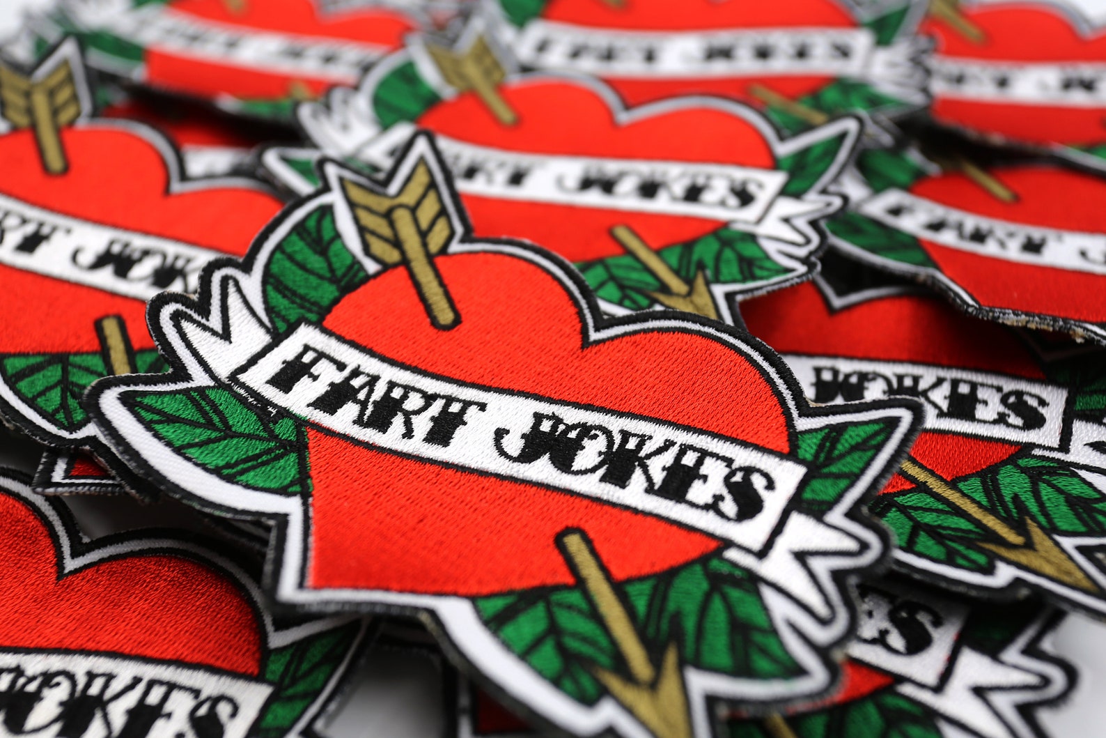 Fart Jokes Heart Tattoo Patch - Etsy