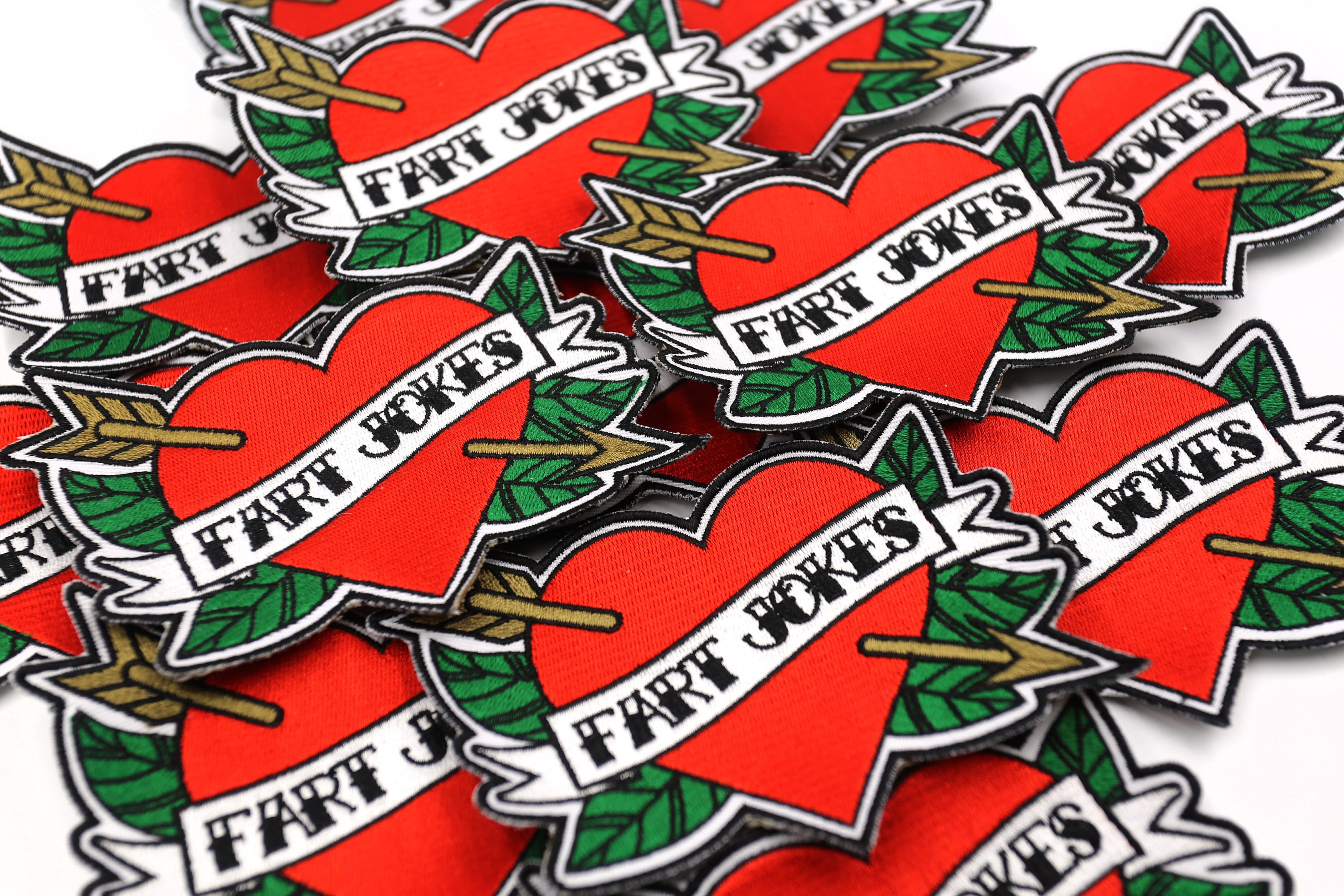 Fart Jokes Heart Tattoo Patch - Etsy