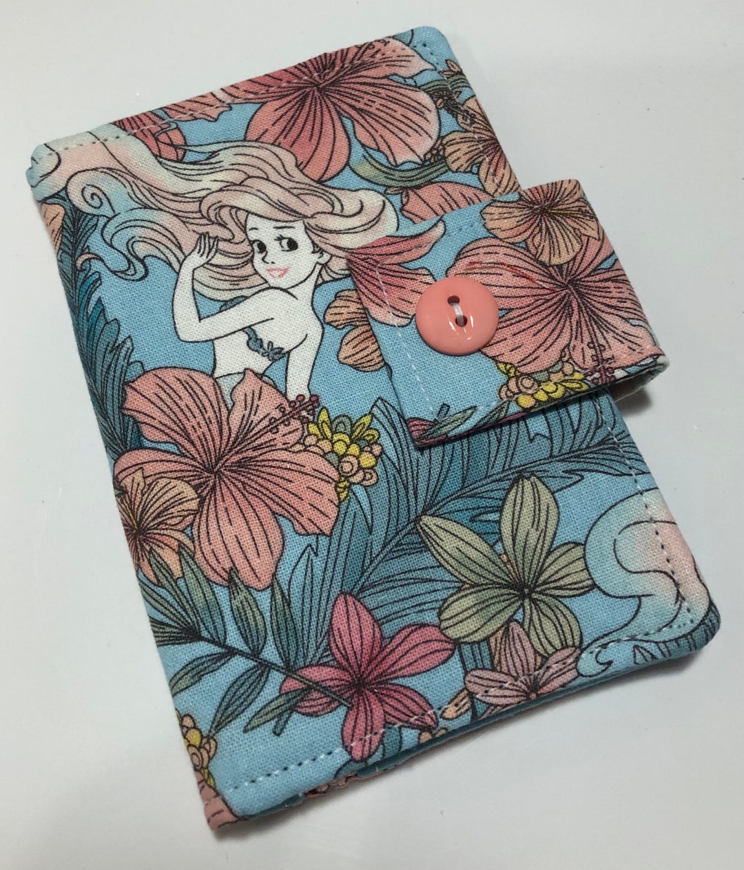 Ariel Tropical Floral Wallet - Etsy