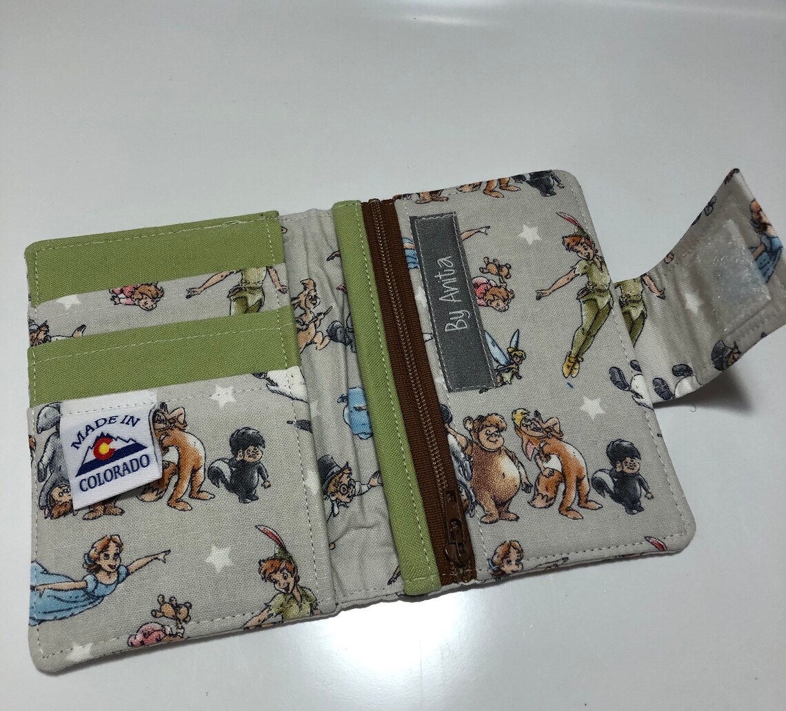 Peter Pan and Friends Wallet - Etsy