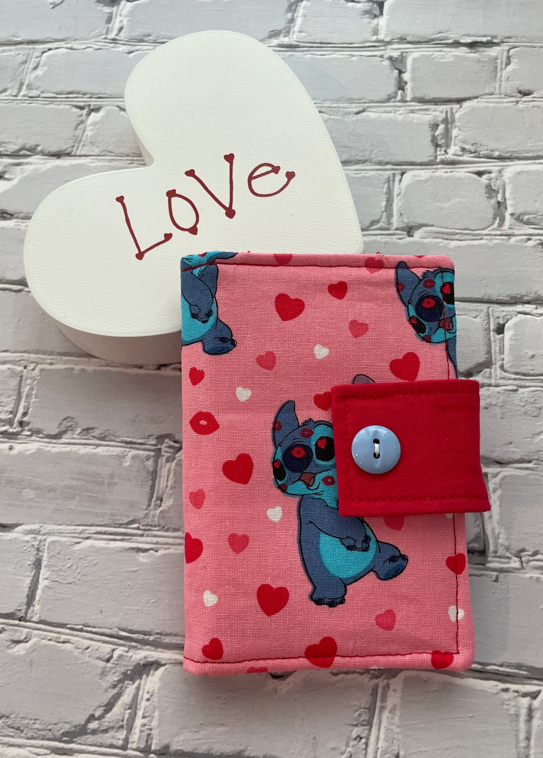 Love Stitch Valentine Wallet - Etsy