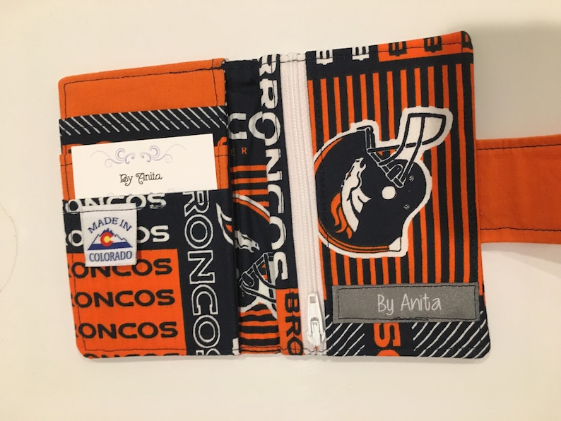 Broncos Fabric Wallet - Etsy