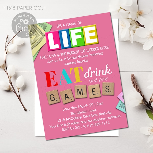 Game Night Invitation - Etsy